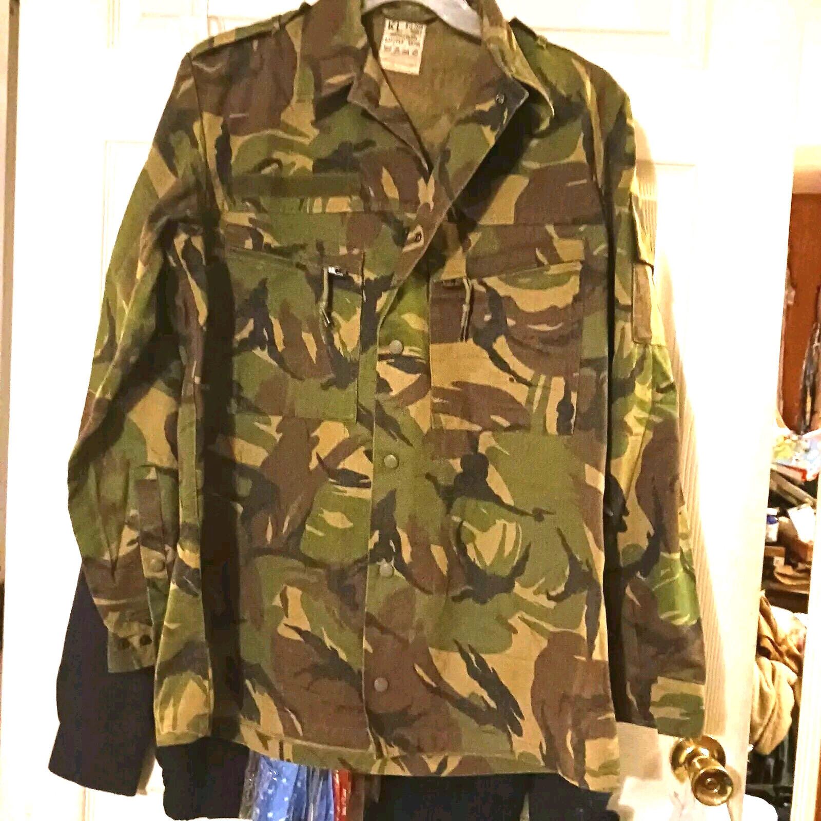 Original Dutch Army Shirt Military Issue Woodland DPM… - Gem