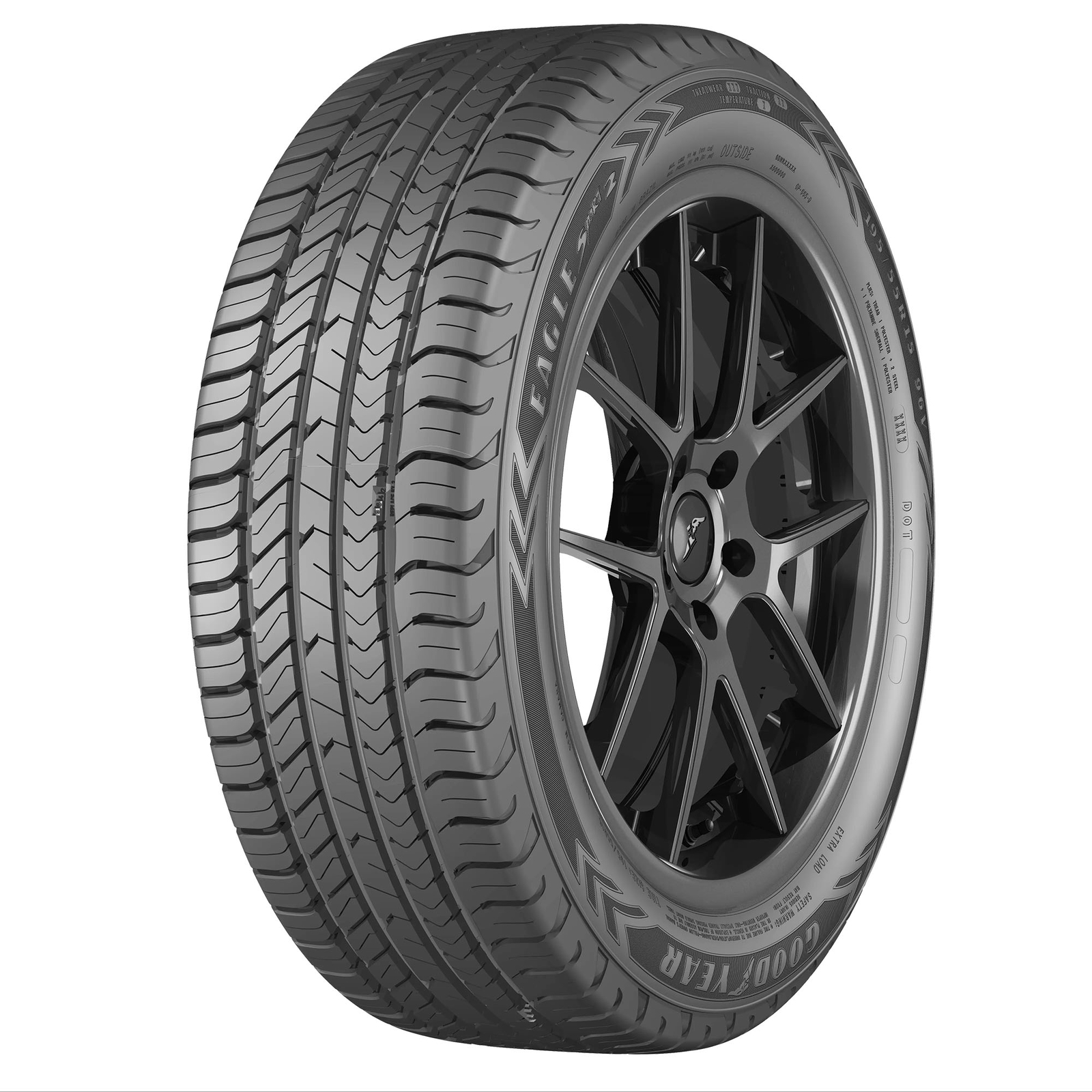 2 New Goodyear Eagle Sport 2 - P205/55r16 Tires 2055516 205 55 16 | eBay