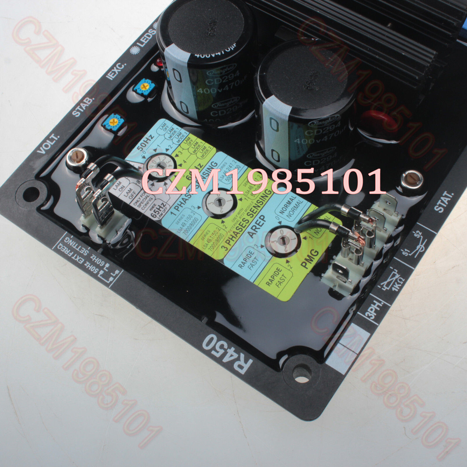 Voltage Regulator AVR R450 For LeroySomer SHUNT/AREP/PMG Excitation ...