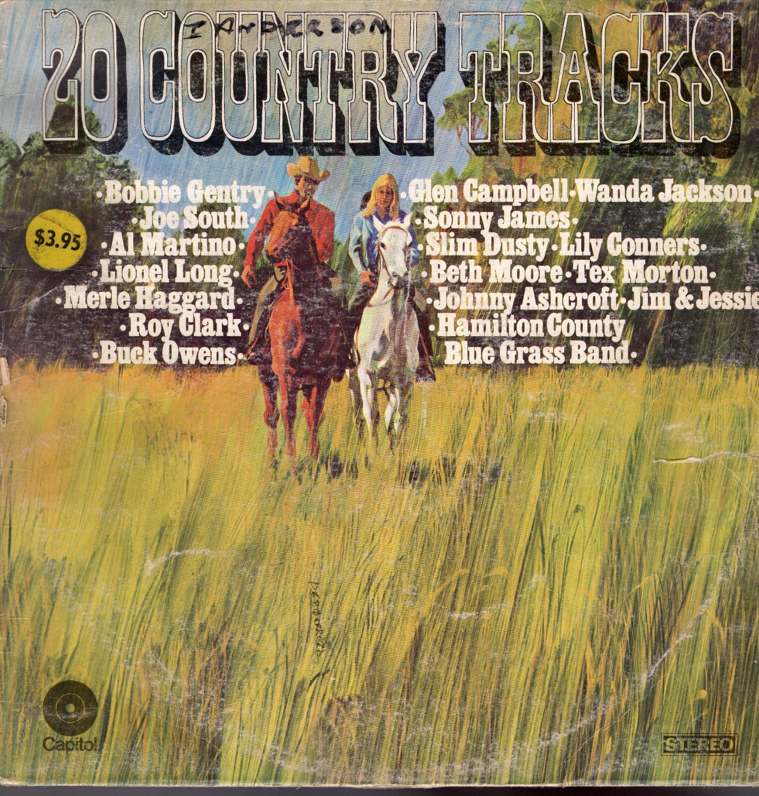 20 Country Tracks, Various Artists - LP Vinyl Record | eBay Australia