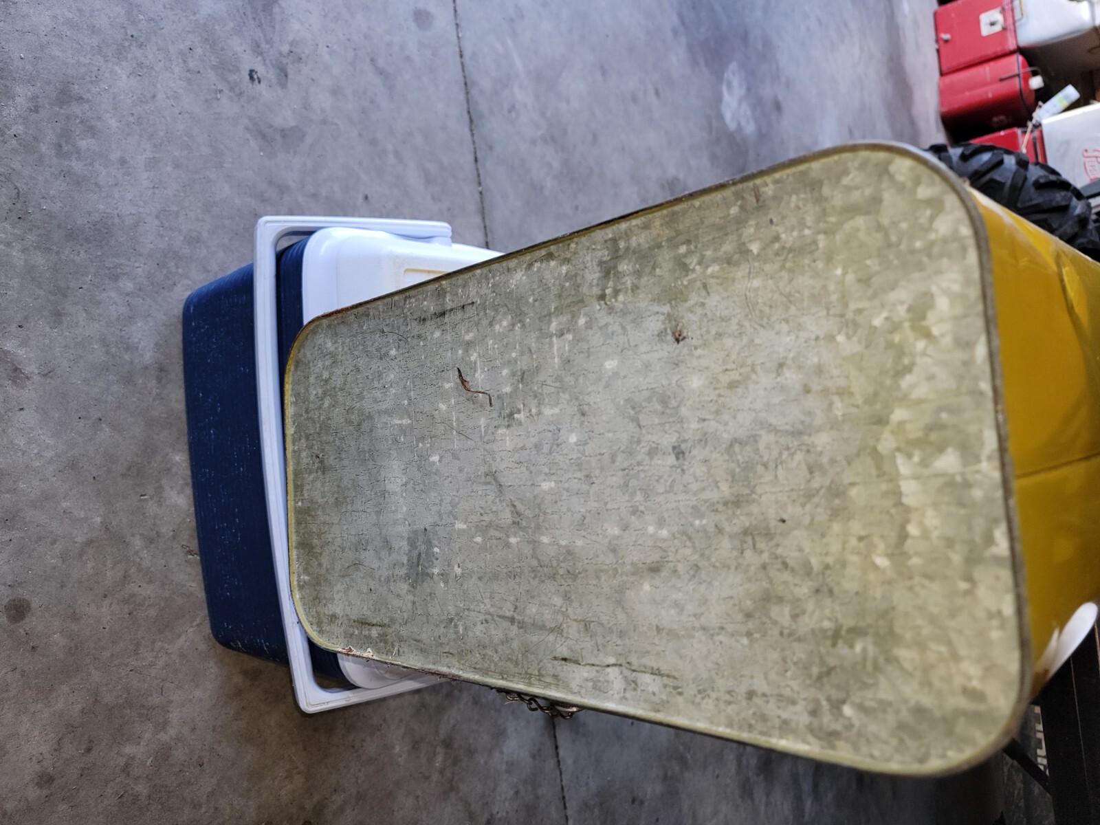 Vintage Yellow RC Cola ROYAL CROWN Picnic Cooler With Bottle Opener ...