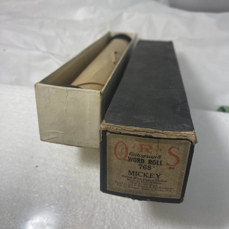 QRS Player PIANO LOT OF 7 MUSIC ROLLS VINTAGE ANTIQUE VARIOUS Titles ...