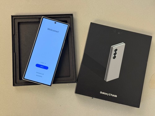 Samsung Galaxy Z Fold6 5G Silver Verizon 256GB SM-F956U *Bad Inner OLED ...