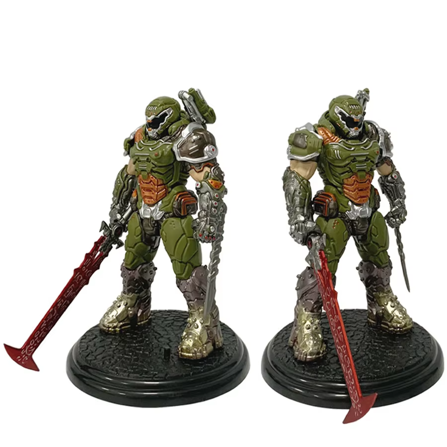 Doom Eternal Doom Slayer Figure - 21.5cm PVC Action Model Statue ...