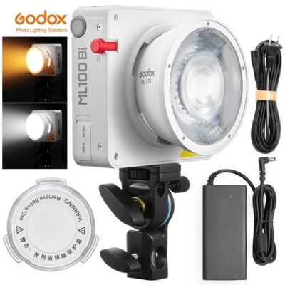 Godox ML100Bi 120W Portable COB LED Video Light Bi-Color 2800K-6500K ...