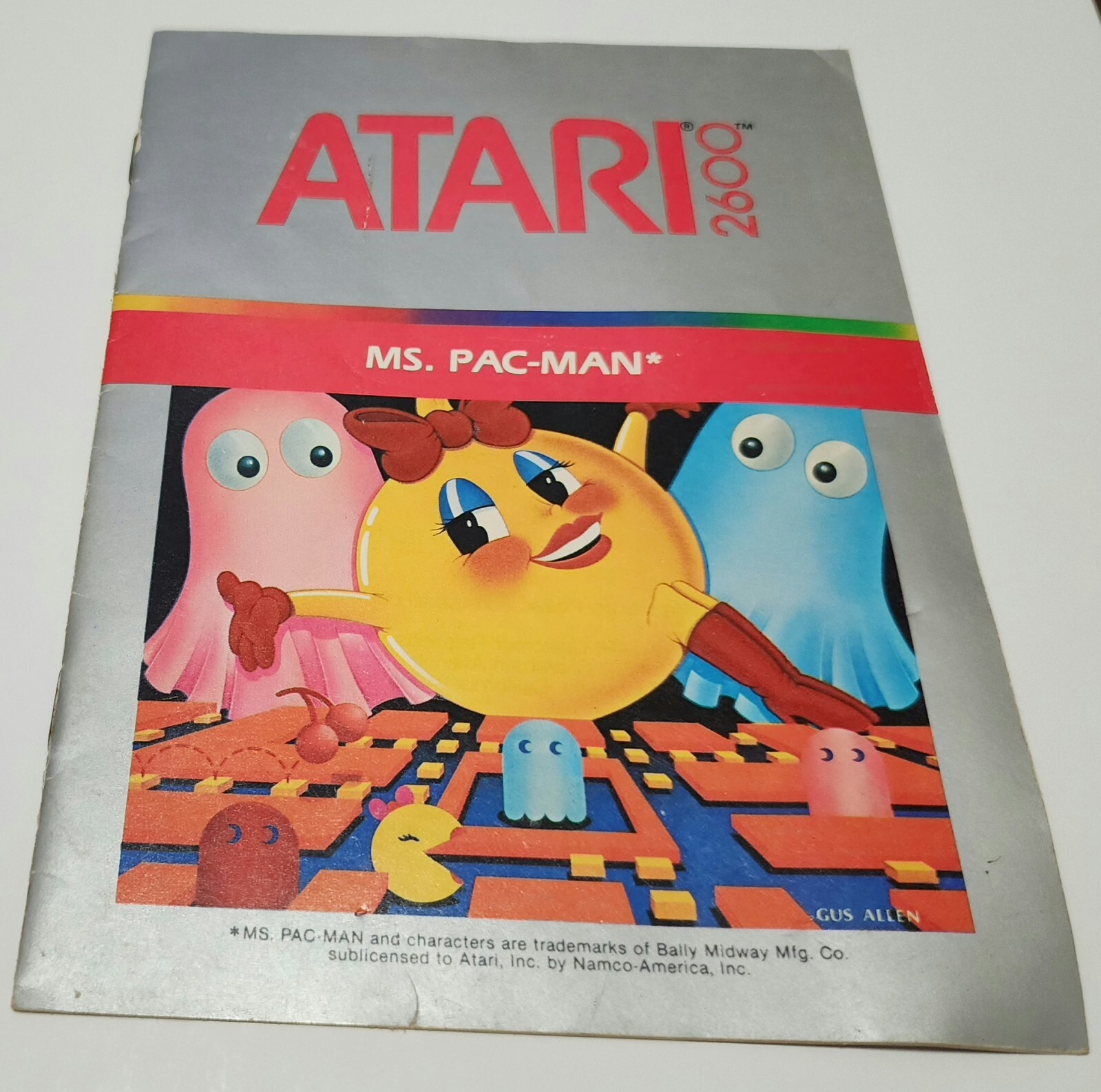 Vintage Atari 2600 Ms. Pac-Man Booklet | eBay