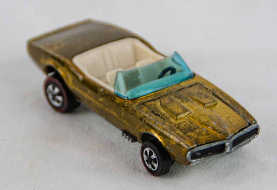 Vintage Hot Wheels 1:64 Scale 1969 Redline Custom Firebird Diecast ...