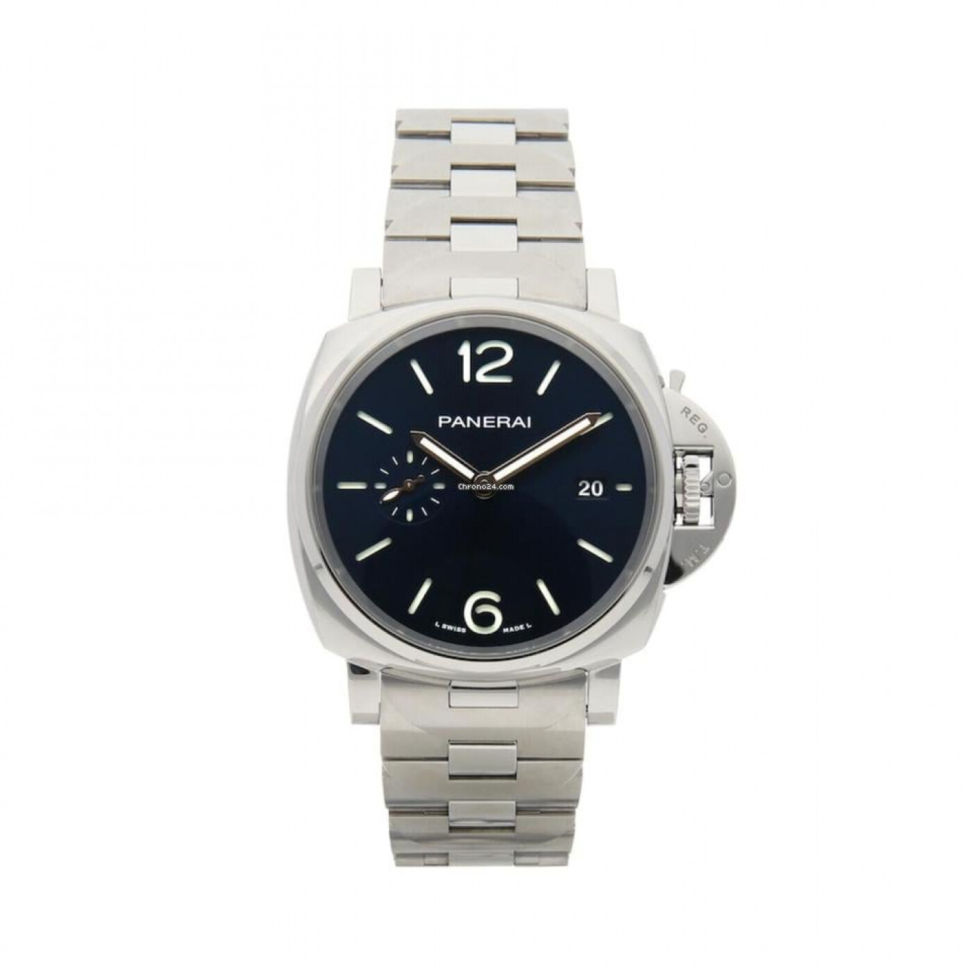 New Panerai Luminor Due Stainless Steel Automatic Self Winding Watch ...