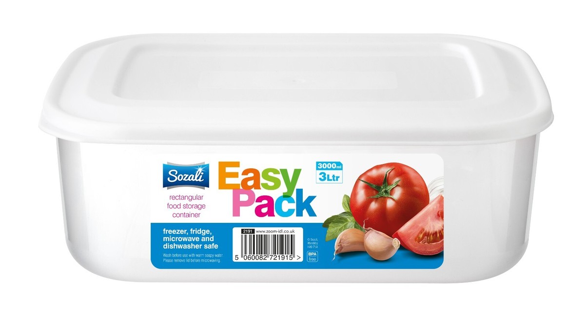 Rectangular Plastic Water Storage Containers 100 Litre Tapered Open