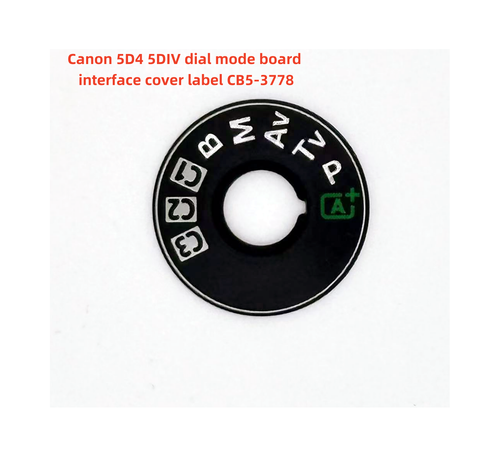 Dial Mode Plate Interface Cap Label Nameplate Replacement for Canon 5D4 ...
