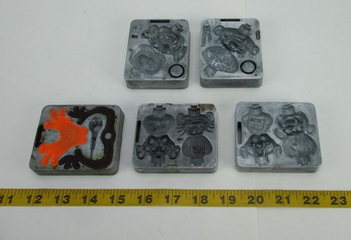 Vintage 1965 Mattel Toymakers Thingmaker 5 Molds Creeple Peeple SKU D T ...