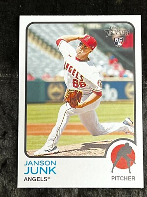 2022 Topps Heritage HIGH NUMBER SHORT PRINT ROOKIE Janson Junk, item 1 ...