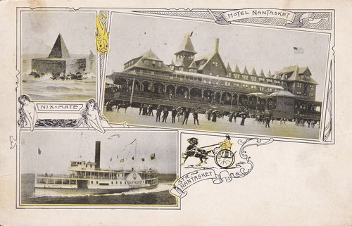 Nantasket, MA - 3 Views, Steamer, Hotel & Nix-Mate | eBay
