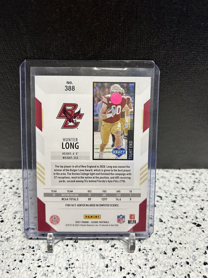 2021 Panini Score Hunter Long Red | eBay