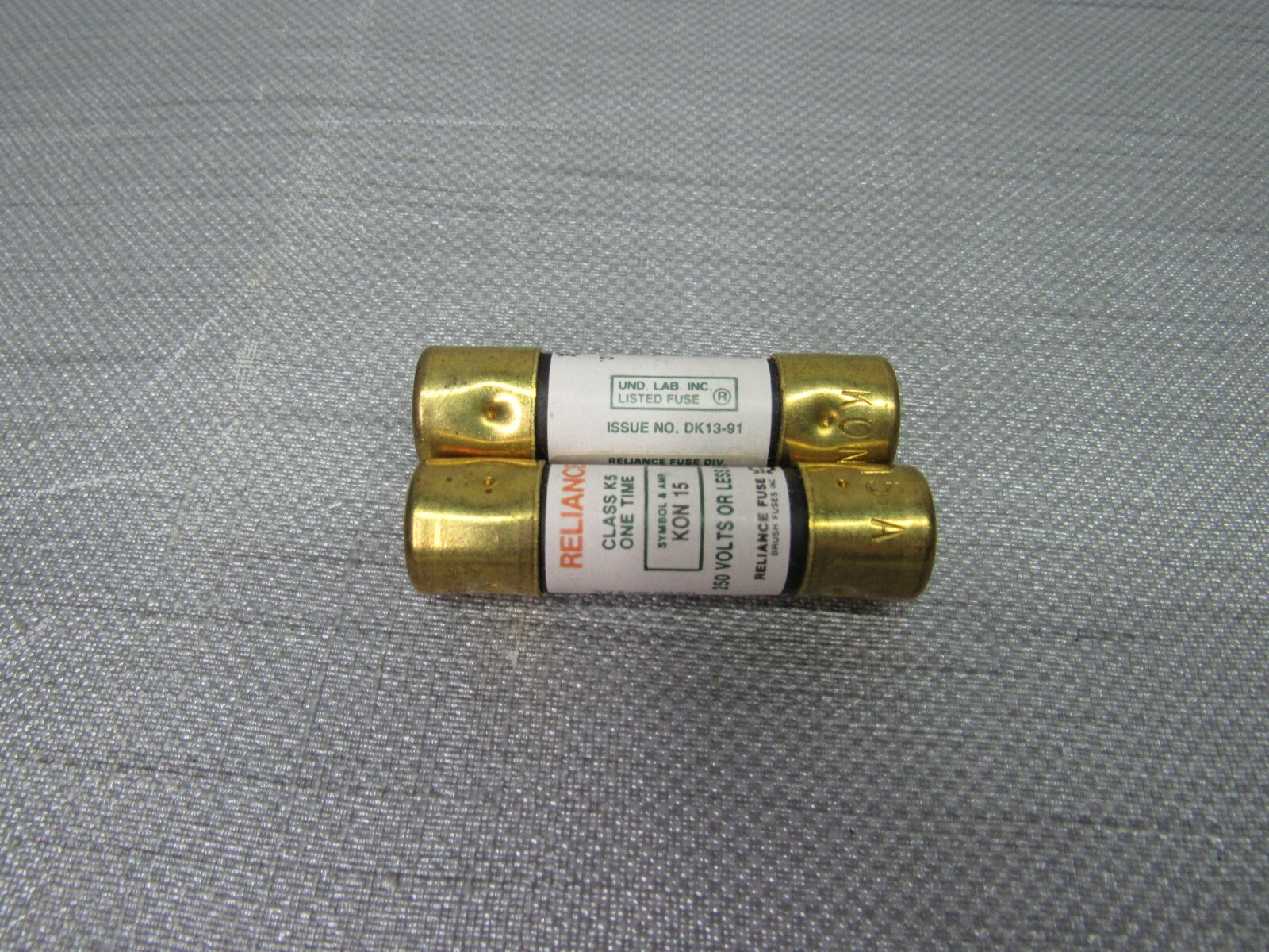 Reliance KON15 One time Fuse 250V Lot of 2 | eBay