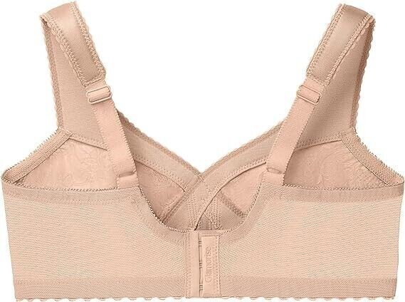 Glamorise 1000 Magiclift Full Figure Lace Support Bra in Beige size 46I ...