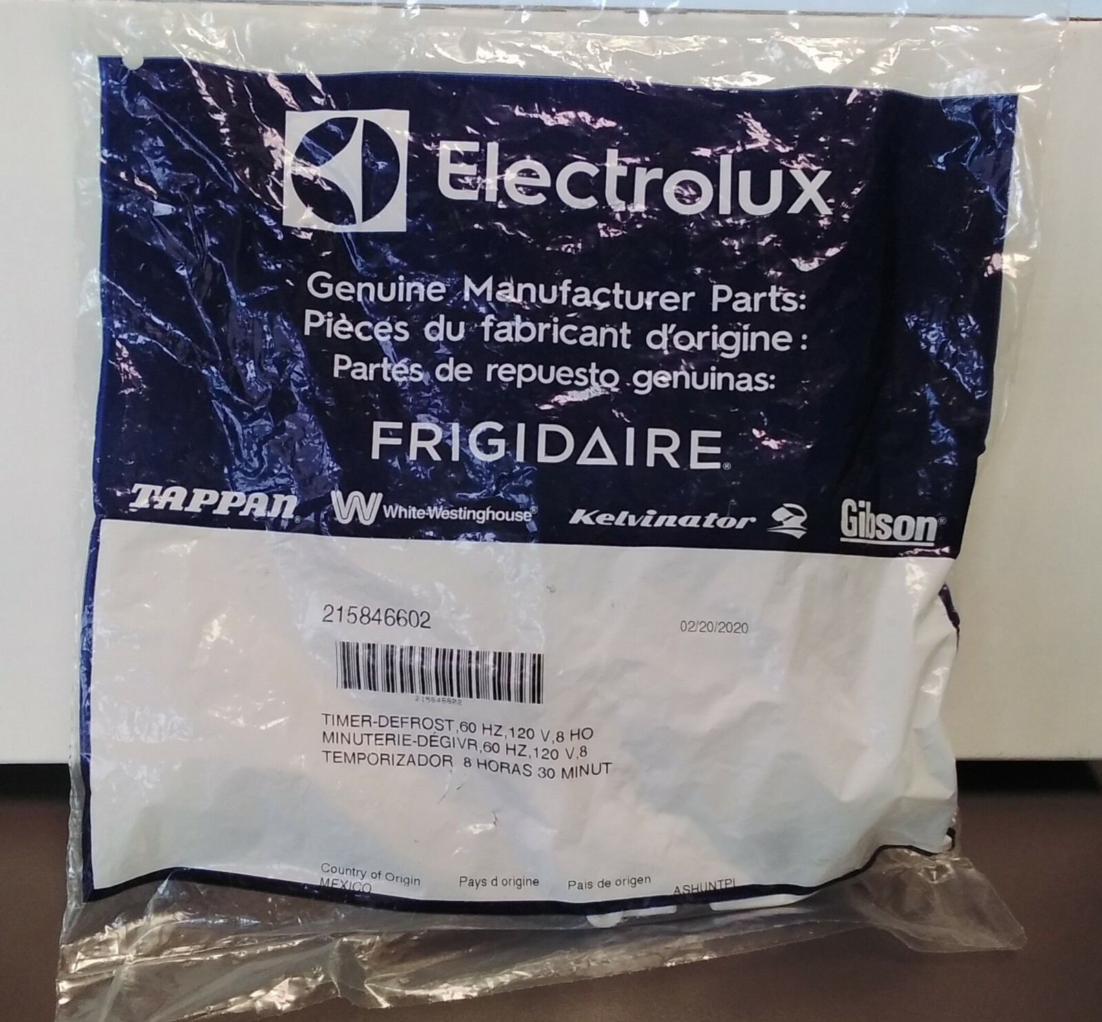 Electrolux OEM Timer-Defrost 215846602 | eBay
