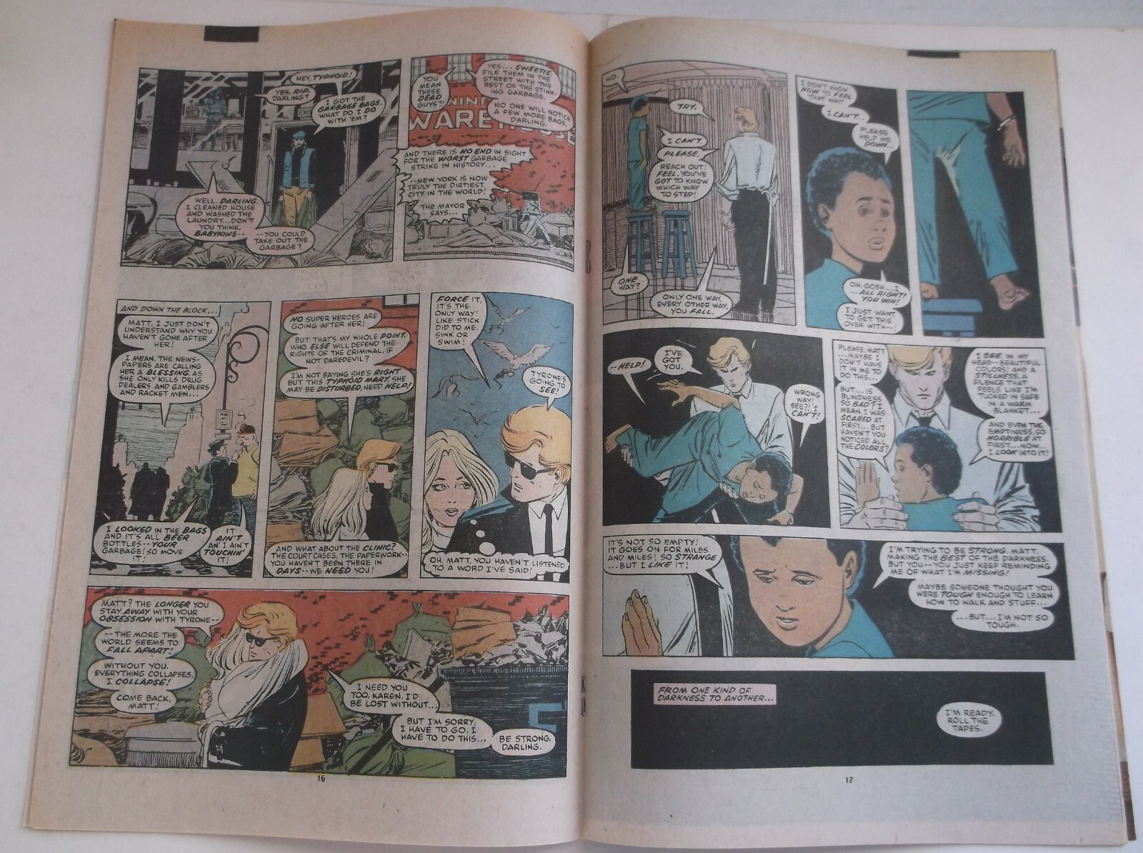 MARVEL: DAREDEVIL #254, 1ST TYPHOID MARY APPEARANCE, KEY BOOK, 1988 ...