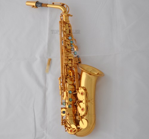 Professional 54 Reference Alto Saxophone Gold Sax High F# With Case | eBay