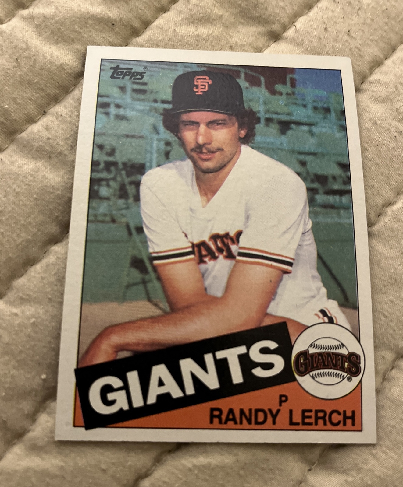 1985 Topps Baseball Randy Lerch #103 San Francisco Giants | eBay