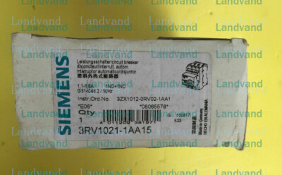New in box Siemens 3RV1 021-1AA15 Siemens Circuit Breaker 3RV1021-1AA15 ...