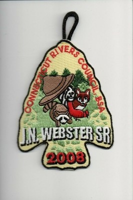 2008 Connecticut Rivers Council J.N. Webster Sr patch | eBay