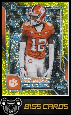 2025 Bowman Universit #27 Bryant Wesco Jr. Yellow Mini-Diamond #/350 | eBay