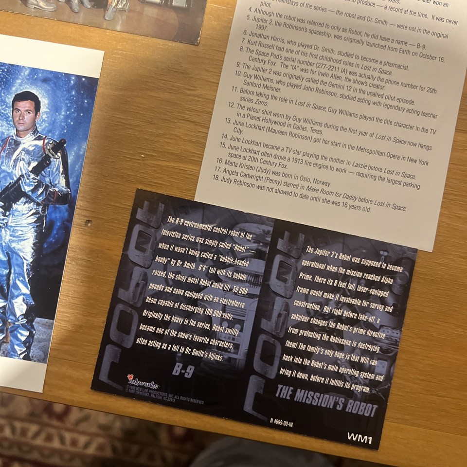RARE Lost In Space Memorabilia Lot Autographs, CBS Promo, COA, Film ...