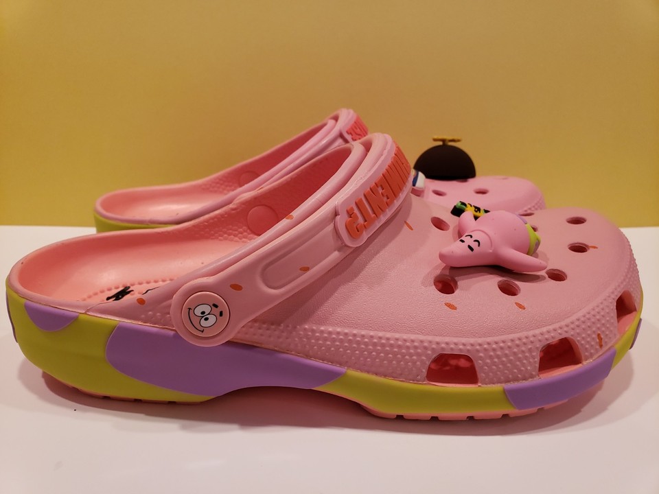 Crocs ~ Limited Edition Spongebob Patrick Star Clogs ~ Men's 10/Women's ...