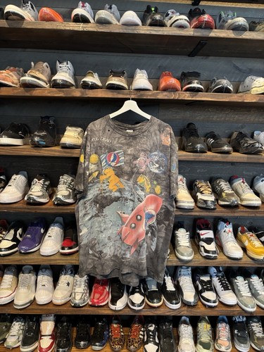 Vintage all Over Print Grateful Dead Moon Rocket Band Tee | eBay