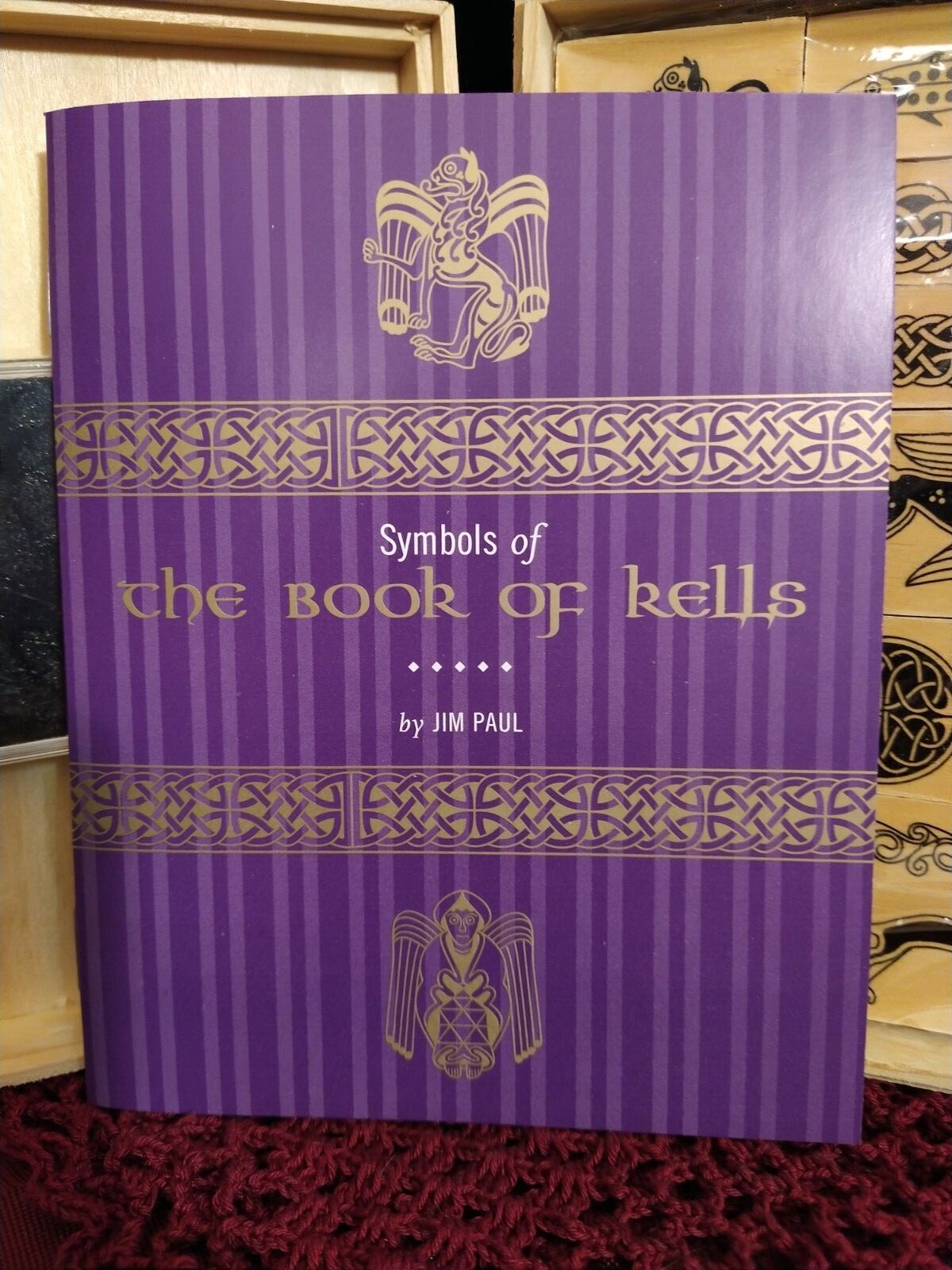 The Book of Kells with 18 Rubber Stamp Symbols Set! New! Celtic ...
