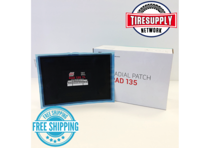 RAD-135 Rema Tip Top Radial Repair (10pc) 5¼" x 7¼" 4 Ply Tire Repair ...