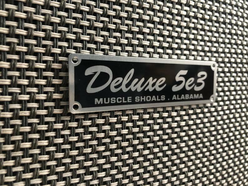 Deluxe 5e3 Amplifier Amp Face Plate Aluminum Tage Name Plate | eBay