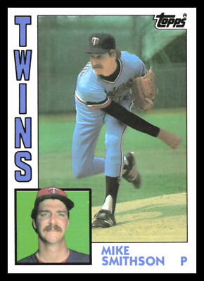 1984 Topps Traded Mike Smithson #110T Minnesota Twins C1 | eBay