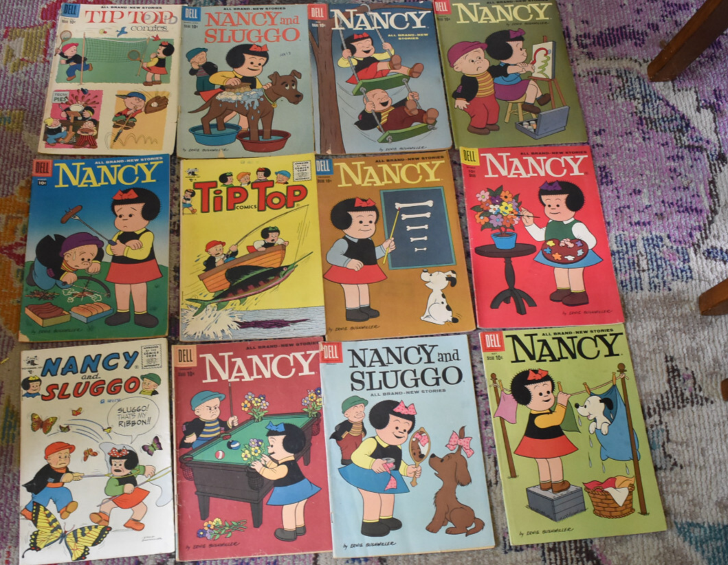 Lot of 12 Nancy & Sluggo Tip Top Comics | eBay