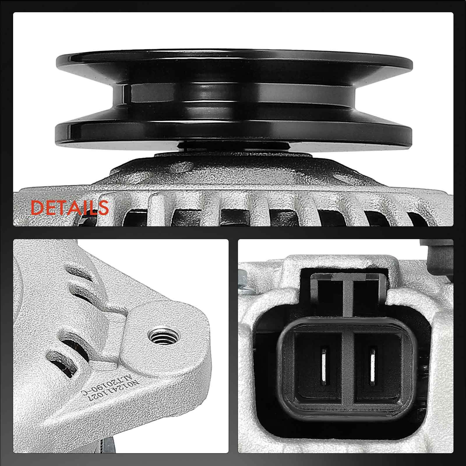 Alternator W/ 2-Pin for Nissan Patrol GU Y61 TY61 1998-2007 4.2L TD42 ...