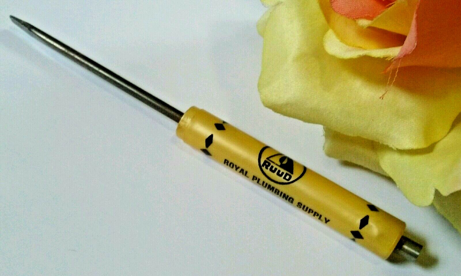 vintage Advertising RUUD ROYAL PLUMBING SUPPLY Pocket Screwdriver Tool ...