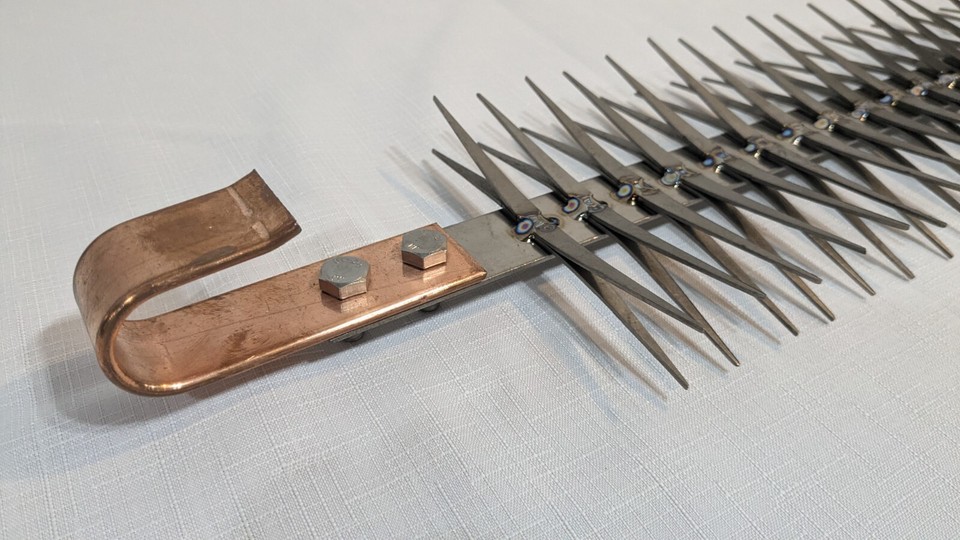 Aluminum Anodizing Titanium Rack 24" 50 stations 2 way Anodize Holder ...