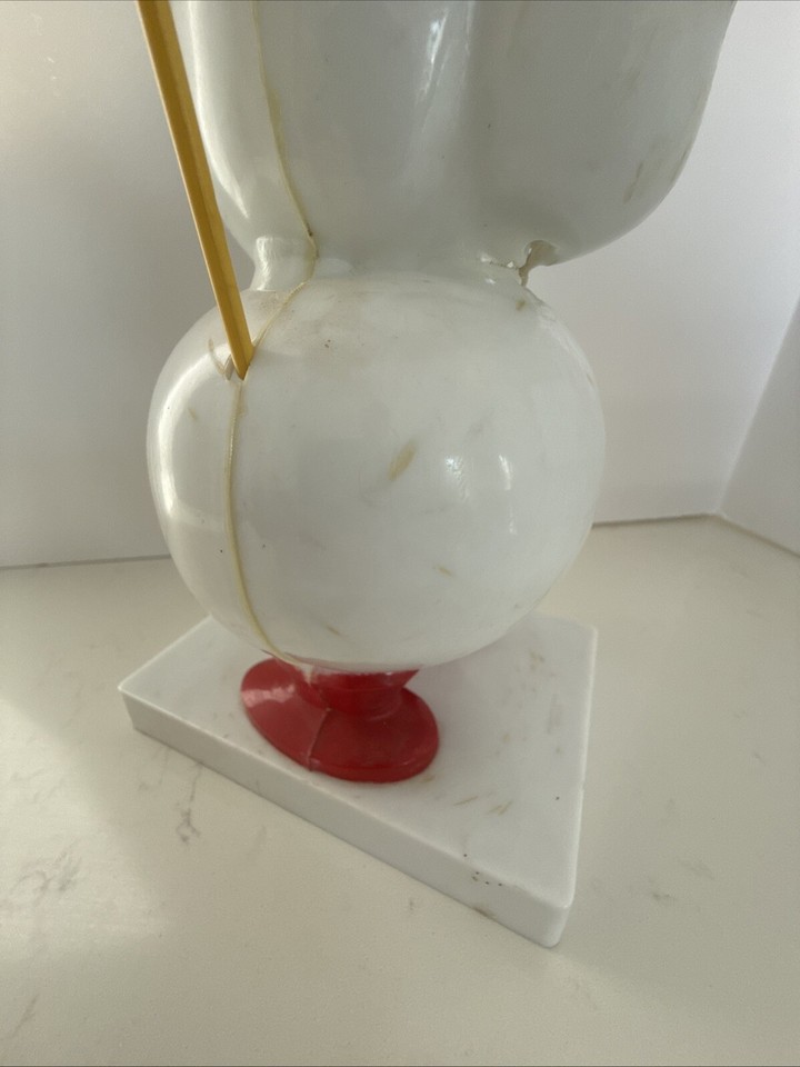 RARE Vintage Royalite Rosbro Snowman Candy Container Christmas Plastic ...