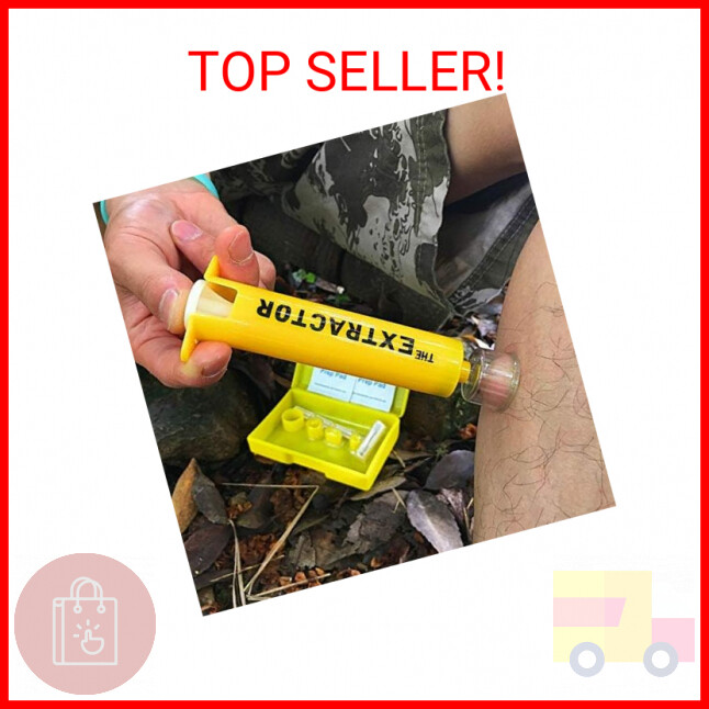 Insect Bug Bee Sting Snake Bite Venom Extractor Suction Kit Tool Sting ...
