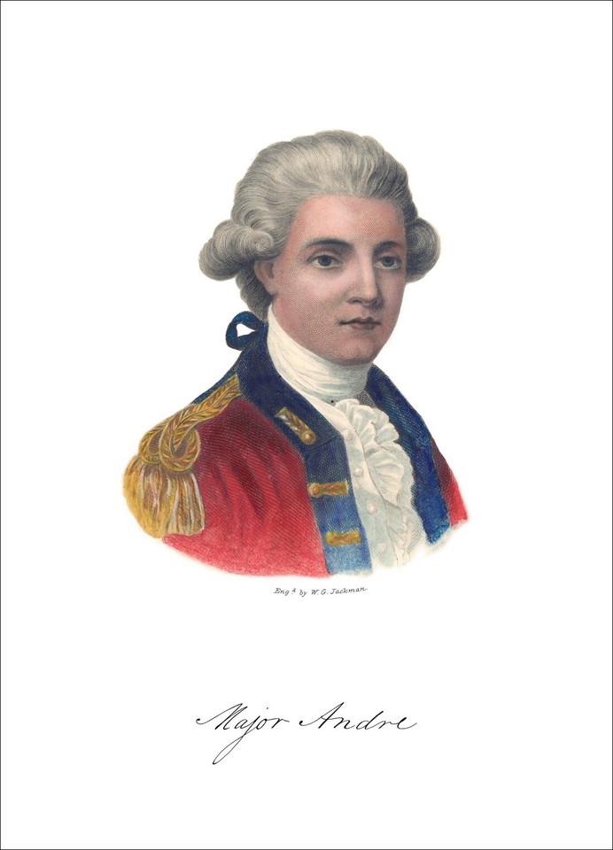 MAJOR JOHN ANDRE engraving PRINT John Andre pinx W G Jackman sculp | eBay