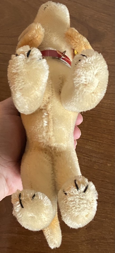RARE STEIFF Biggie Beagle Dog 1950s standing 7” Mohair ALL ID Vintage ...