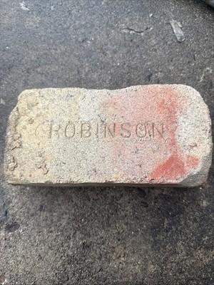 Antique Brick Labeled Robinson Brick of Ohio Robinson Clay Product Co ...