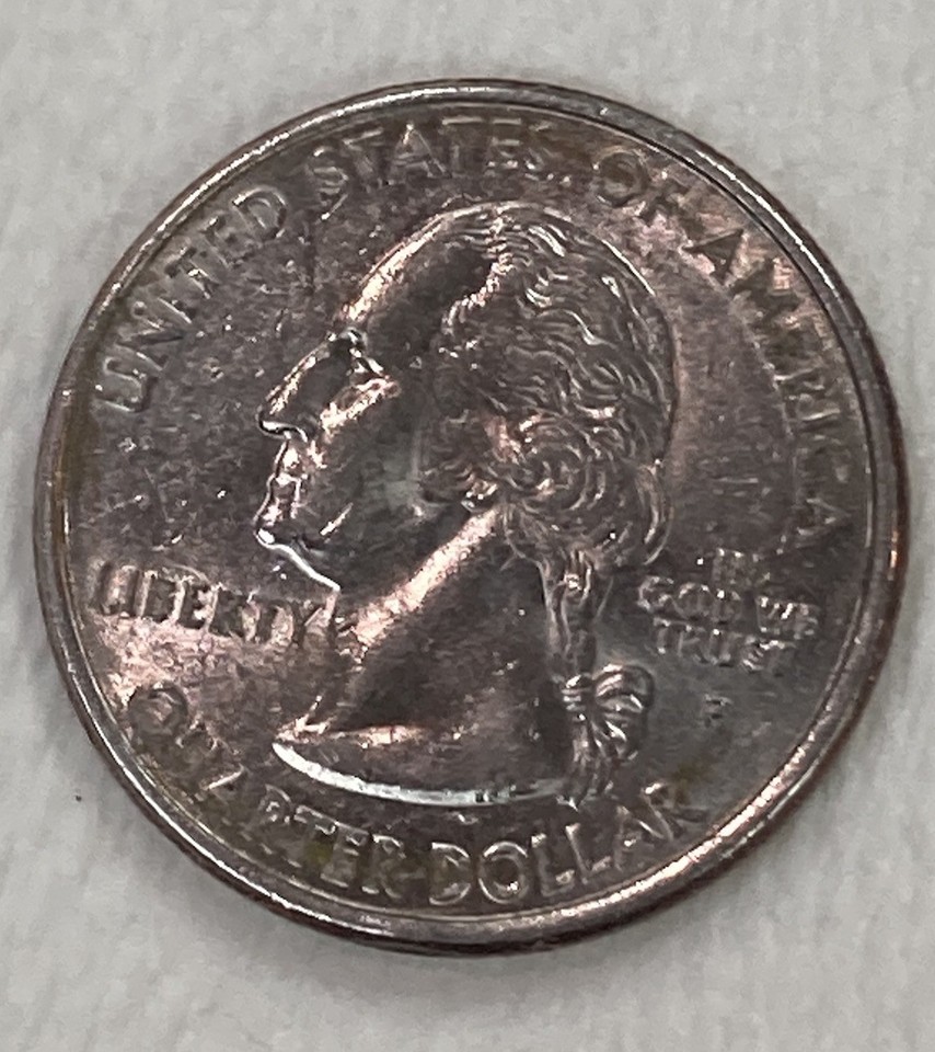 2000 P South Carolina State Quarter Strike Through Words Obverse Error ...