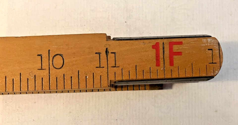 Vintage Rabone Made In England No 1612 - 5 Foot Box Wood Folding Ruler ...