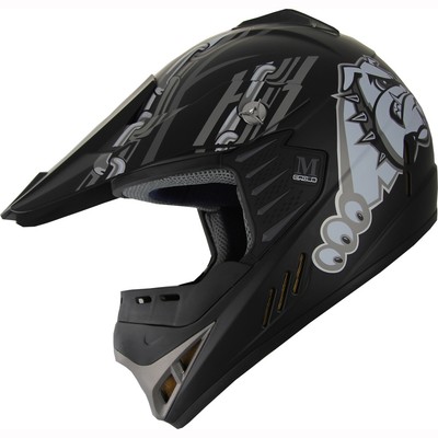Youth Kid ATV Motocross Off-road Dirt Bike Helmet B96 Matt Black | eBay