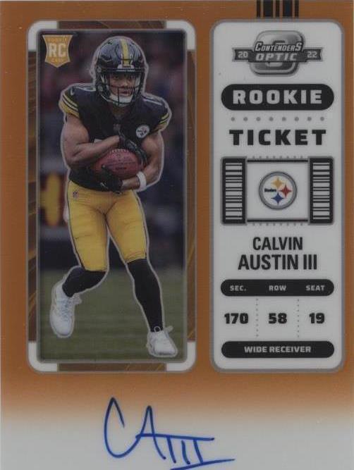 2022 Panini Contenders Optic - Rookie Ticket RPS Autographs Calvin ...