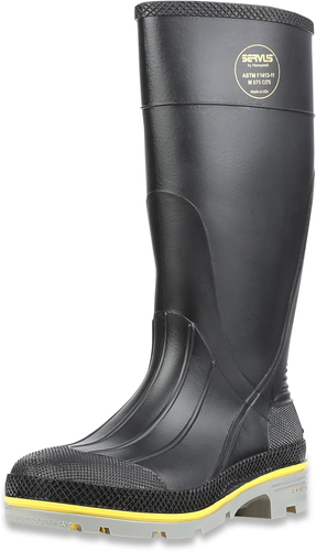 Servus XTP 15" PVC Chemical-Resistant Steel Toe Men'S Work Boots, Black ...