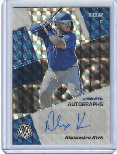 2021 MOSAIC ALEJANDRO KIRK RC SILVER PRIZM REFRACTOR AUTO AUTOGRAPH ...