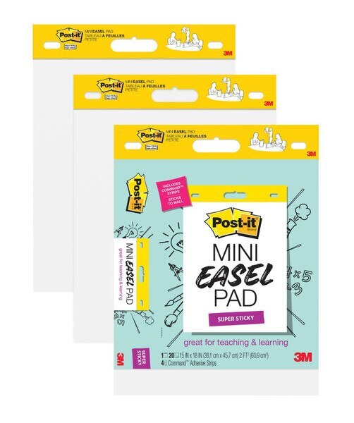 Post-it® Self-Stick Mini Easel Pad 577-3PK | eBay